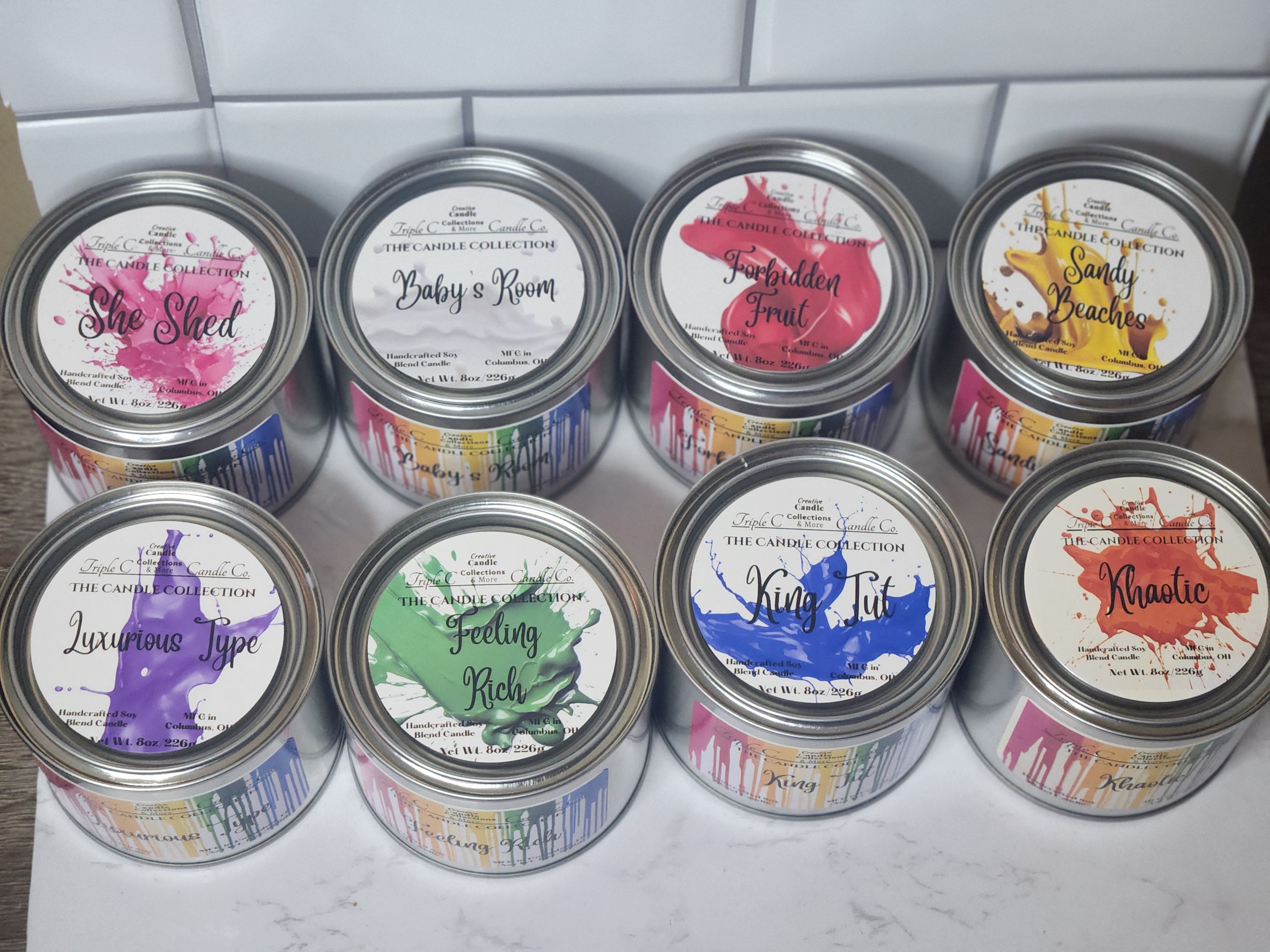 The Paint Collection – Triple C-Creative Candle Collections & More ...